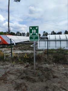 Le panneau point de rassemblement - Accord Incendie